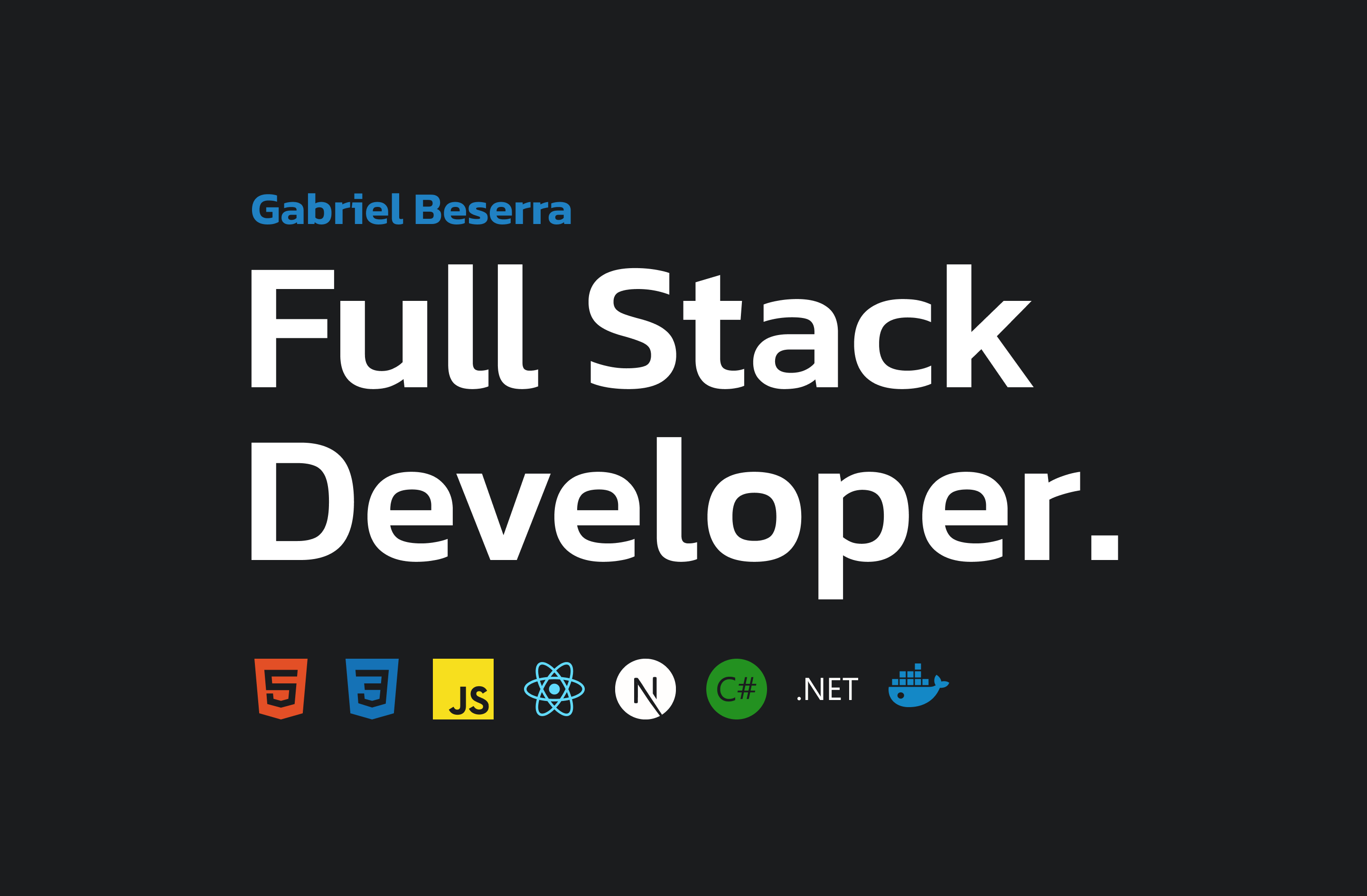 Gabriel Beserra | Full Stack Developer